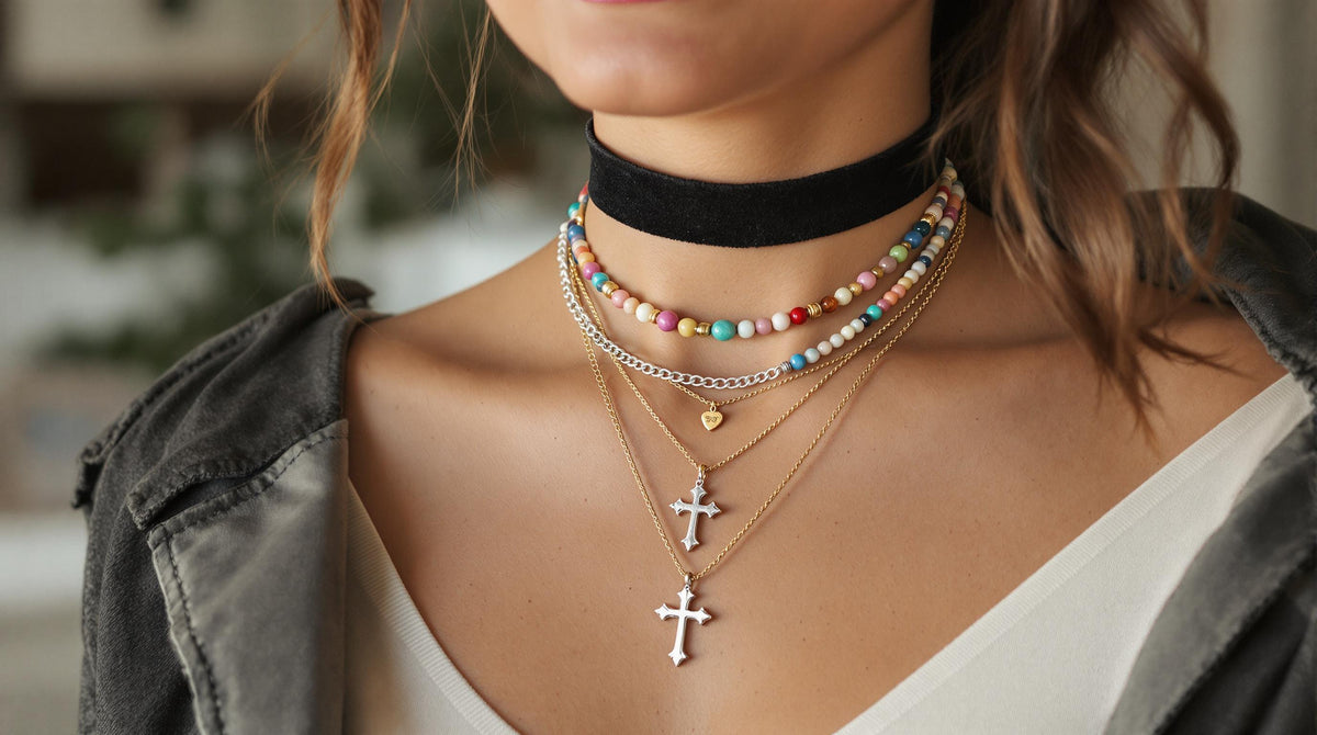 5 Ways to Layer Alternative Necklaces – Artemis Accessories