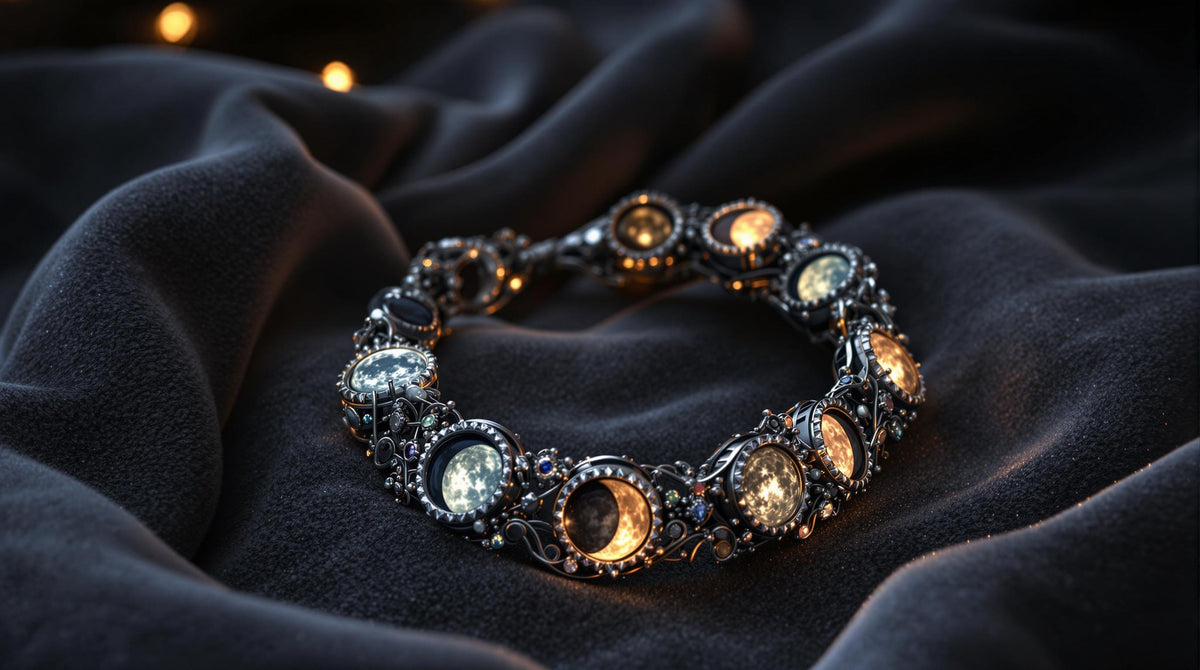Moon Phases in Gothic Jewelry: Symbolism Explained – Artemis Accessories