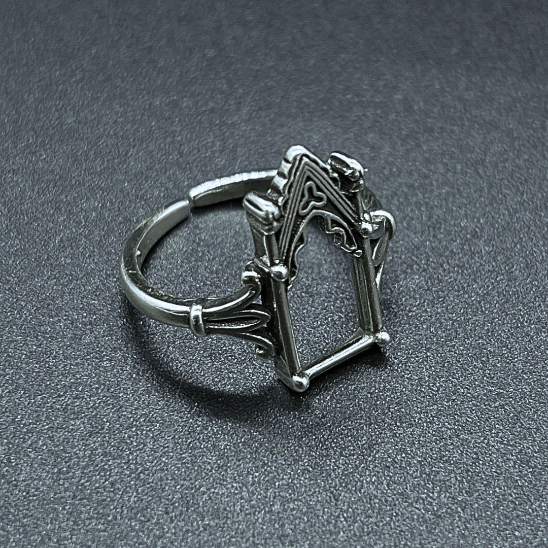 Gothic Arch Window Sterling Silver Ring for Timeless Elegance – Artemis ...